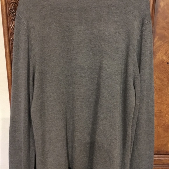 Calvin Klein | Sweaters | Calvin Klein Grey Shaw Front Sweater Large ...